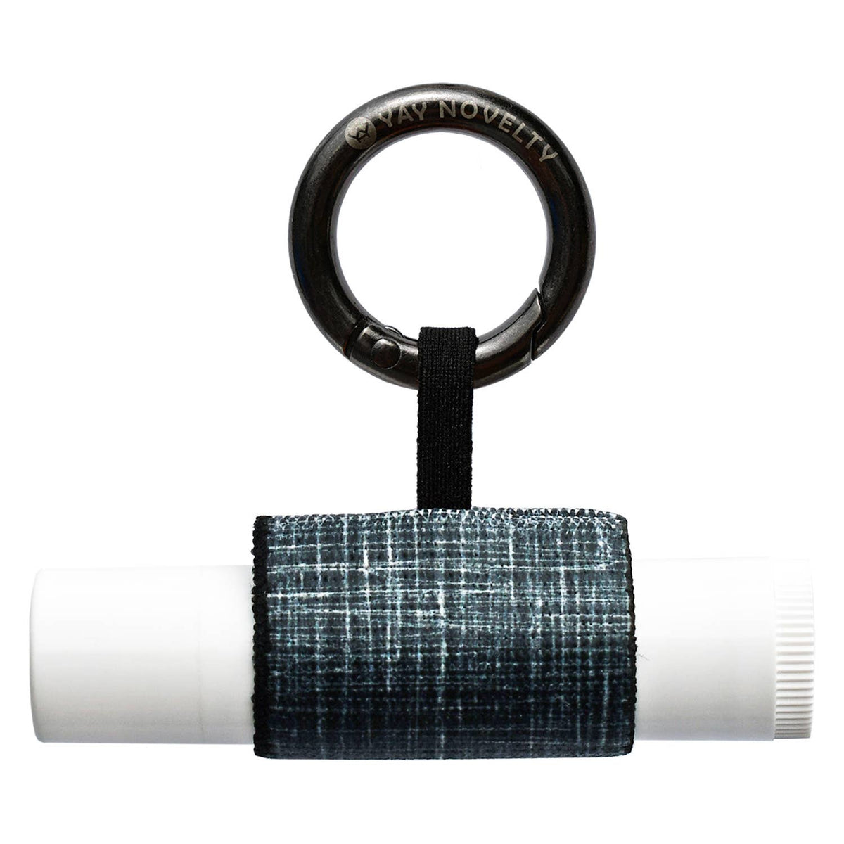 Stylish Lip Balm Holder Keychain-Black Texture – The Simple Soul Boutique